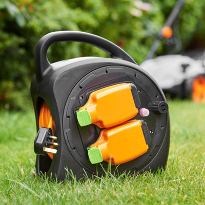 VonHaus Extension Reel, 25m Heavy Duty Extension Lead for Indoor ...