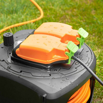 VonHaus Extension Reel, 25m Heavy Duty Extension Lead for Indoor ...