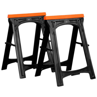 Plastic folding sawhorses store