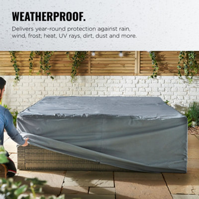 VonHaus Garden Furniture Cover, Waterproof Outdoor Cover, Anti-UV ...