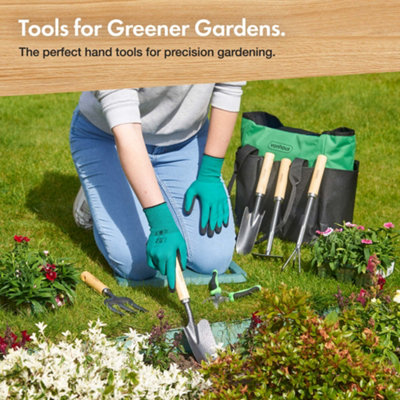 VonHaus Garden Tools Set 15pc, Heavy Duty Gardening Hand Tool Kit ...