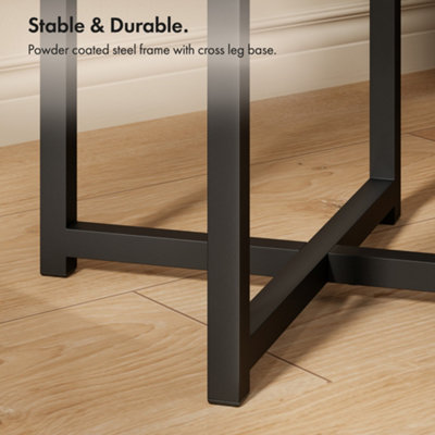 Gray round end table store