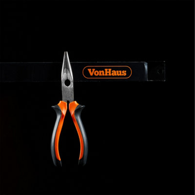 VonHaus Magnetic Tool Holders, Magnetic Tool Strip 3 x 60cm, 24" Wall ...