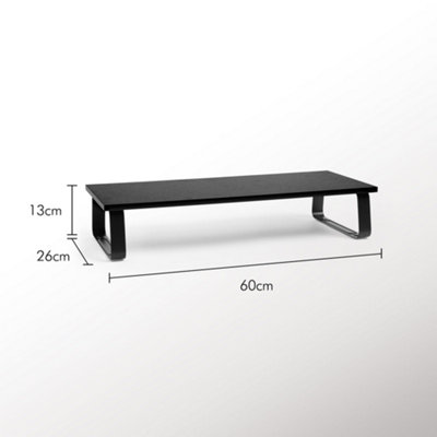 VonHaus Monitor Stand for Desks, Ergonomic Screen Riser with Non-Slip ...