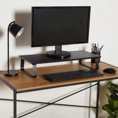 VonHaus Monitor Stand for Desks, Ergonomic Screen Riser with Non-Slip ...