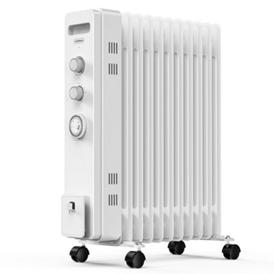 VonHaus Oil Filled Radiator 11 Fin, Oil Heater Portable Electric Free ...