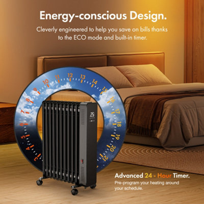 VonHaus Oil Filled Radiator with Remote Control & WiFi, Oil Heater ...