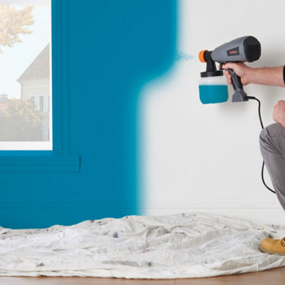 VonHaus Paint Sprayer 400W, Electric Spray Gun for Outdoor, Indoor ...