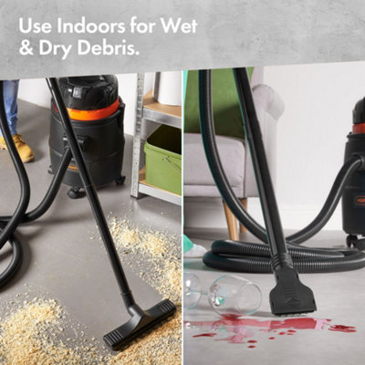 VonHaus Pond Vacuum Cleaner 1400W, Wet and Dry Garden Fish Pond Vac ...