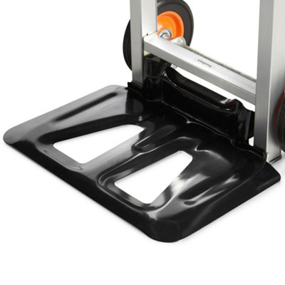 VonHaus Sack Truck Folding Hand Trolley, Industrial Aluminium 90kg ...