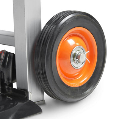 VonHaus Sack Truck Folding Hand Trolley, Industrial Aluminium 90kg ...