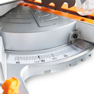 VonHaus Sliding Mitre Saw 1500W 8 Inch (210mm), Side Support Bars ...