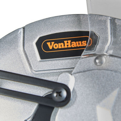 VonHaus Sliding Mitre Saw 1500W 8 Inch (210mm), Side Support Bars ...