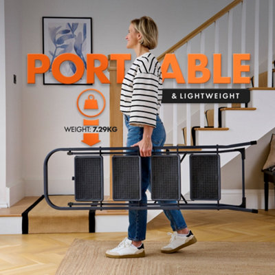 VonHaus Step Ladder 4 Step, Step Ladders for DIY & Gardening Projects ...