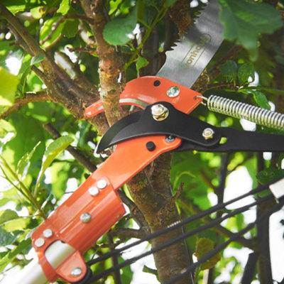VonHaus Telescopic Tree Pruner & Lopper 5.3m, Long Reach Cutter ...