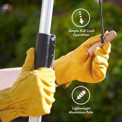 VonHaus Telescopic Tree Pruner & Lopper, Long Reach Cutter, Extendable ...