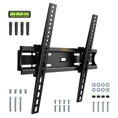 VonHaus Tilting TV Bracket - Tilt Wall Mount For 26 - 55 Inch TVs - TV ...