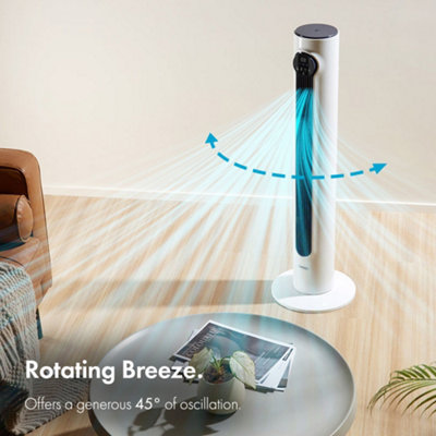 VonHaus Tower Fan 40 Inch, Electric Fan for Cooling, Oscillating Fan ...