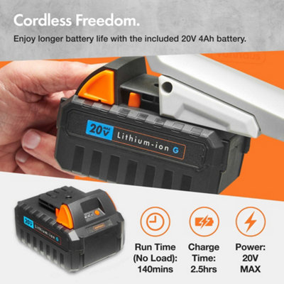 VonHaus Weed Remover Cordless Telescopic Height Adjustable Grout ...