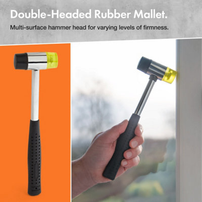 Vonhaus Window Glazing Tool Kit - High Tensile Steel Chisel, Rubber ...