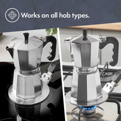 VonShef Induction Hob Converter Plate, Adapter Plate for Moka Pots ...