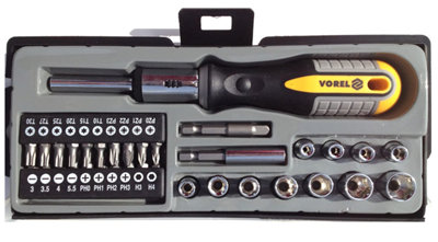 Vorel 64660, rachet screwdriver set 36 pcs
