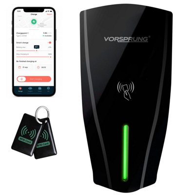 VORSPRUNG Alpha EV Charger 7.4kW Type 2 and Type 1, Untethered, EV Car ...