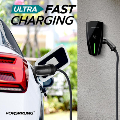 VORSPRUNG Alpha Max 7.4kW EV Charger Type 1 and Type 2, Untethered, EV ...