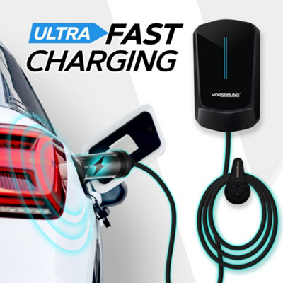 Vorsprung EV Charger 7.4kW Type 2 Tethered Electrical Vehicle Charging ...
