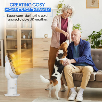 Vortex Air 1650W Luxury Oscillating Heating and Cooling 10 Speed ...