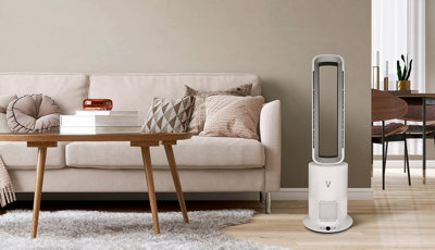 Vortex Air Cleanse Bladeless Oscillating Heating and Cooling Air ...