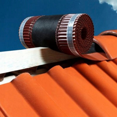 vRoll Roof Ridge Ventilation Roll - Universal Dry Ridge Sealing Tape ...
