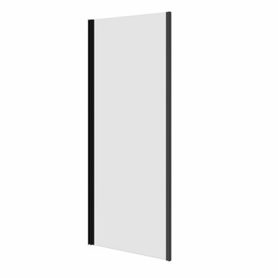 VRUC 760x1900mm Shower Side Panel Black