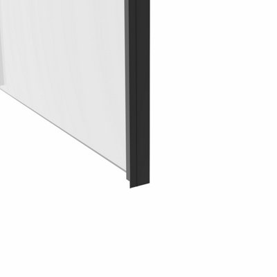 VRUC 800X1900MM SHOWER SIDE PANEL BLACK