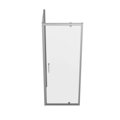 VRUC Bathroom Shower Enclosure Pivot Door with Side Panel 700 x 700mm ...