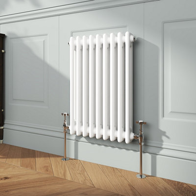 VRUC Cast Iron Style Radiator Traditional 2 Column 600x425mm White
