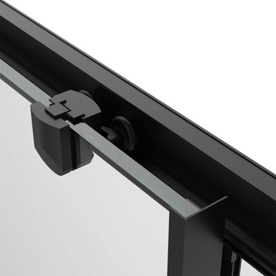 VRUC Square Shower Enclosure 700 x 700 x 1900 mm Black
