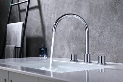 VURTU VENUS C SHAPE BASIN MIXER, 1/4 TURN, SINGLE LEVER CERAMIC DISC ...