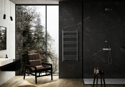 VURTU5 Designer Vertical Ladder Style Radiator, 1200(H) x 600(W ...