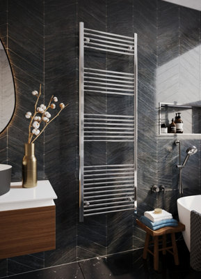 VURTU5 Designer Vertical Ladder Style Radiator, 1800(H) x 600(W ...