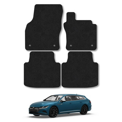 VW Areton 2017-Onwards Car Floor Mats Carpet Tailored Fit Set Anti-Slip ...