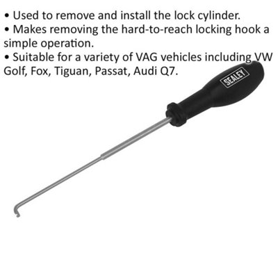 VW Audi Door Lock Removal Tool for Easy Lock Cylinder Installation