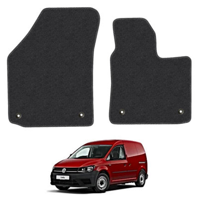 VW Caddy (2015-2021) Van Mats Tailored Fit Easy-Clean Car Accessories ...