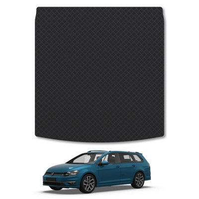 VW Golf MK7 Estate (2012-2020) Rubber Boot Mat Protector Tailored Heavy ...