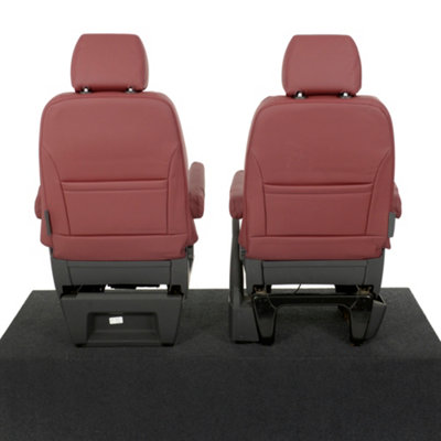 VW Transporter T6/T6.1 (2015 Onwards) Front Seat Covers Leatherette ...