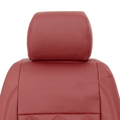 VW Transporter T6/T6.1 (2015 Onwards) Front Seat Covers Leatherette ...