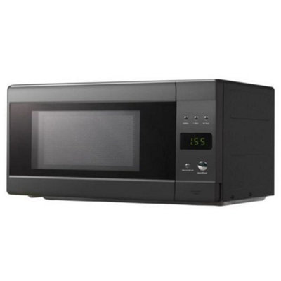 W920 Black 700W 20L Flatbed Microwave for Caravan/Motorhome