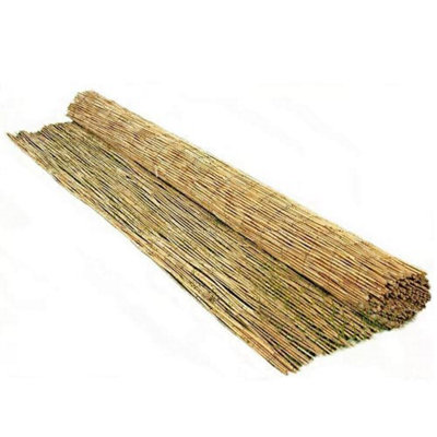 Wadan 1.2m x 3m Natural Reed Screen - Reed Fence Screening Roll for ...