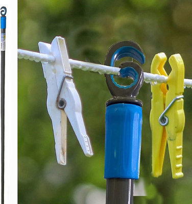 Wadan 1 x Telescopic Clothes Line Prop - Telescopic Extendable Home ...