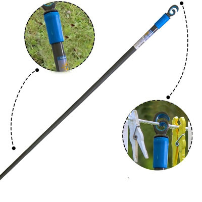Wadan 1 x Telescopic Clothes Line Prop - Telescopic Extendable Home ...
